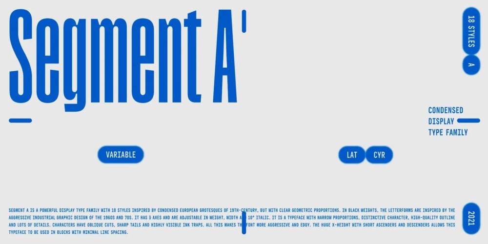 Segment A Font Family - Dafont File