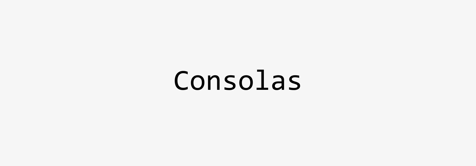 Consolas Font - Dafont File